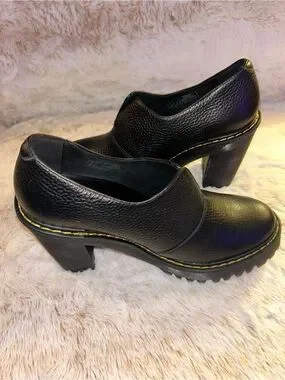 Dr. Martens | Shoes | Dr Martens Cordelia Aunt Sally Pebbled Black ...